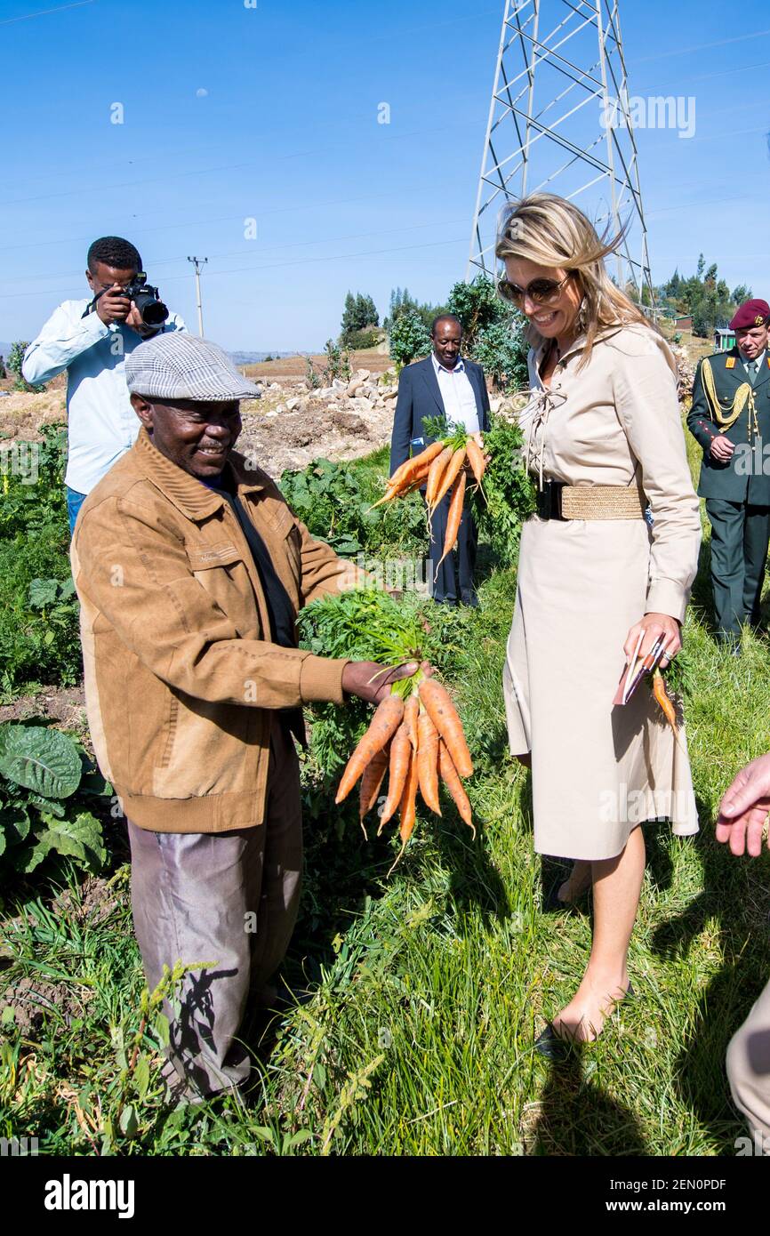 Queen Maxima of the Netherlands visits the Habesha beer brewery and ...