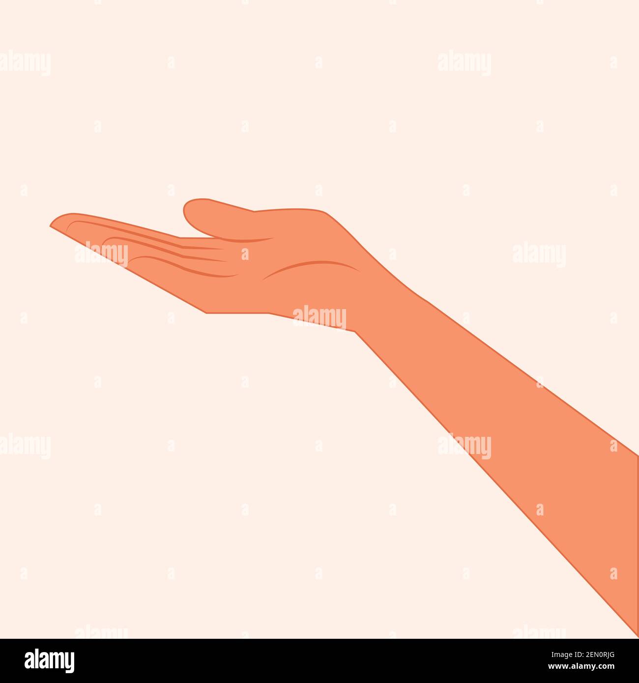 Hand Reaching Down Clipart