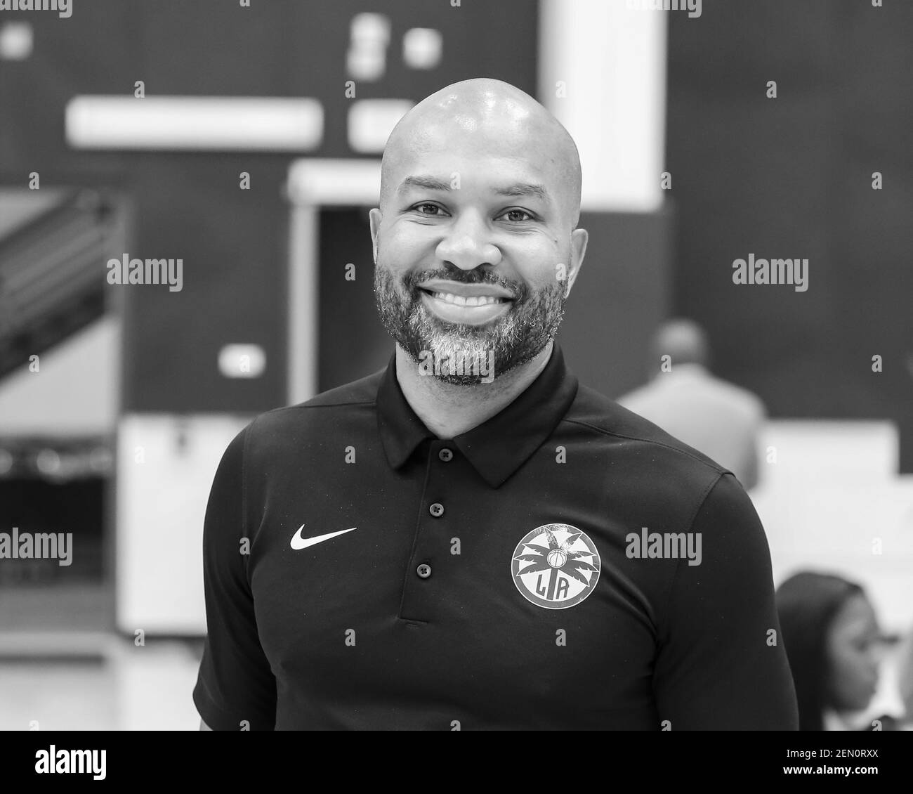WNBA 2019: Los Angeles Sparks head coach Derek Fisher during Los ...