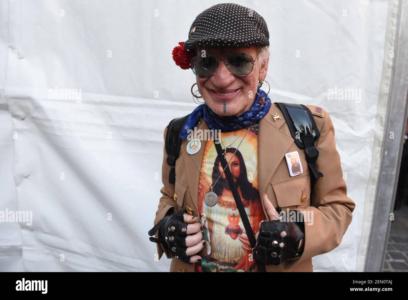 Spanish singer Paco Clavel is seen posing for a picture during the 'Re ...