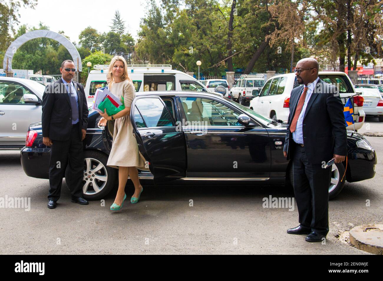 Queen Maxima visits President Sahle-Work Zewde of Ethiopia at the ...