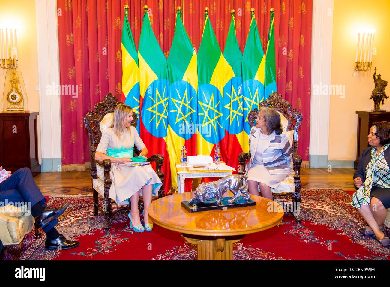Queen Maxima visits President Sahle-Work Zewde of Ethiopia at the ...
