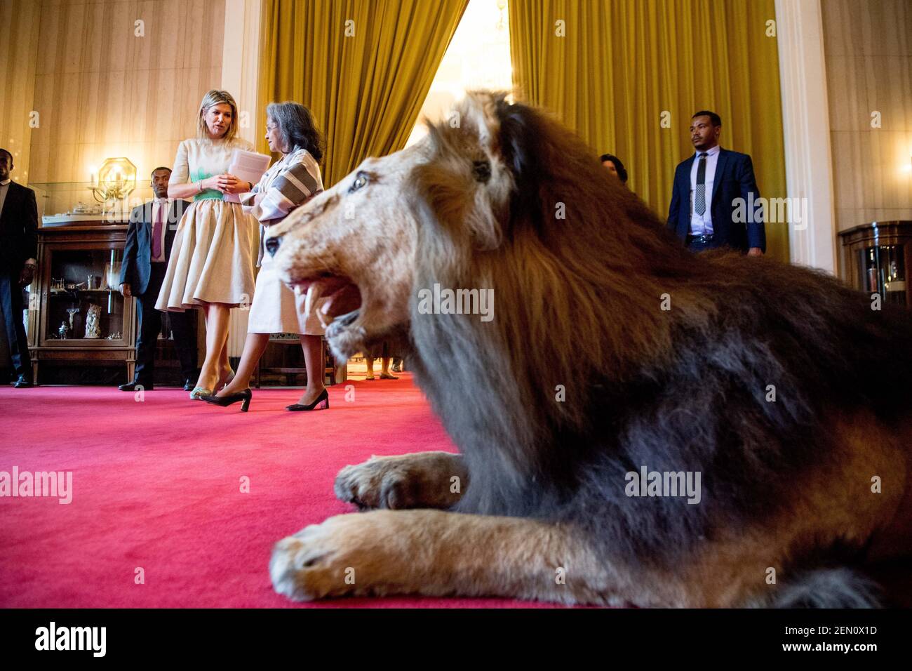 Queen Maxima visits President Sahle-Work Zewde of Ethiopia at the ...