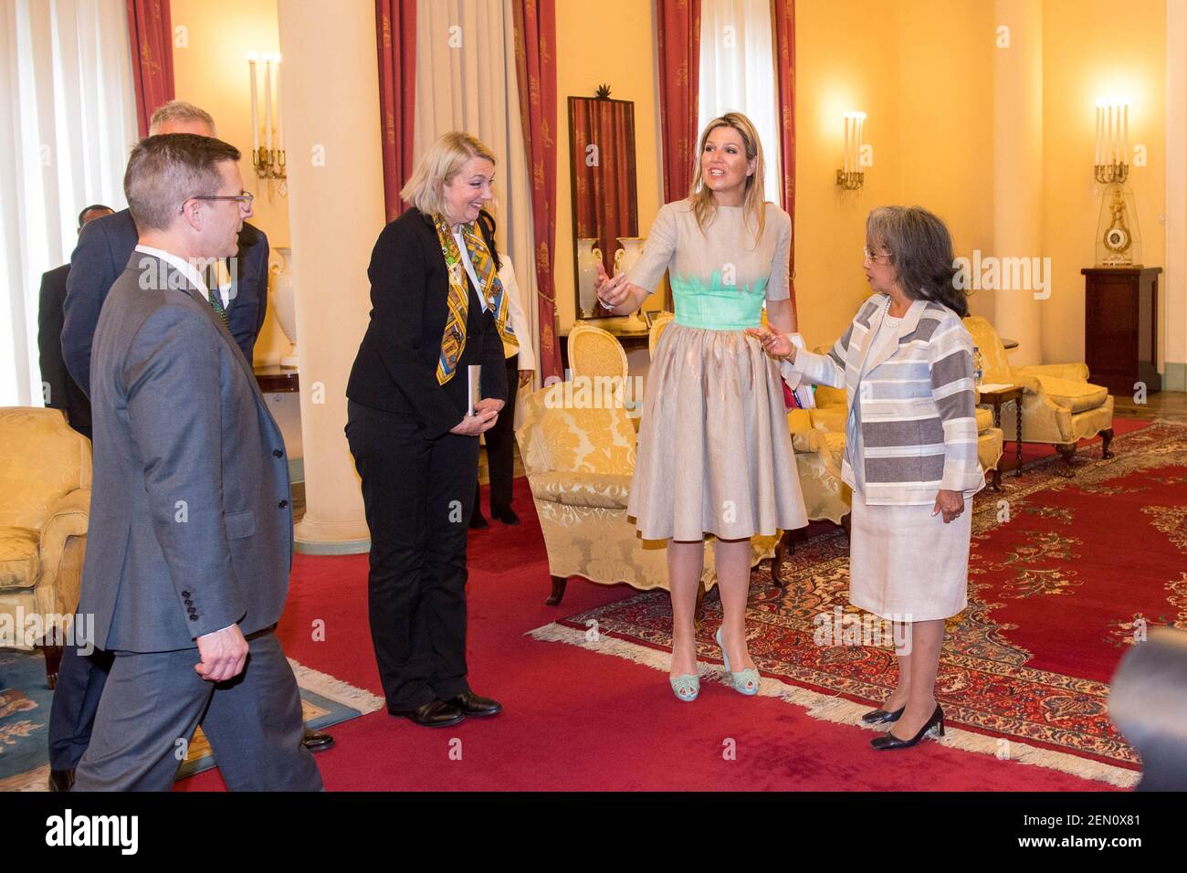 15-05-2019 Queen Maxima with Mrs. Sahle-Work Zewde at the Imperial ...