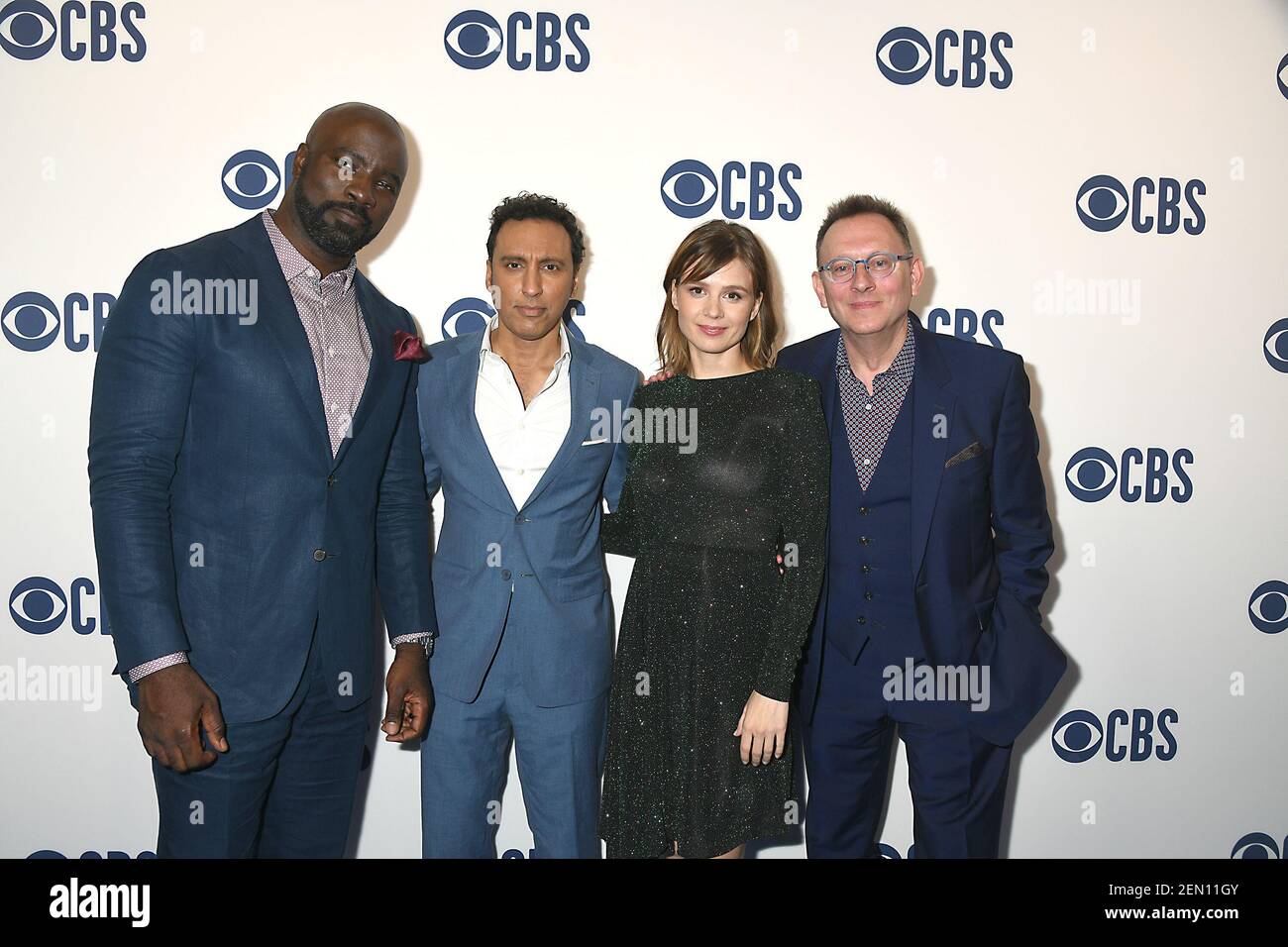 cast of "Evil" Mike Colter, Aasif Mandvi, Katja Herbers & Michael ...