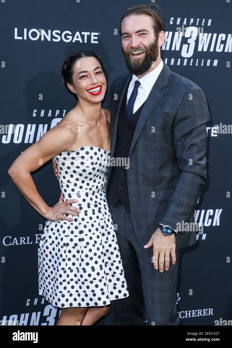 HOLLYWOOD, LOS ANGELES, CALIFORNIA, USA - MAY 15: Sam Hargrave arrives ...