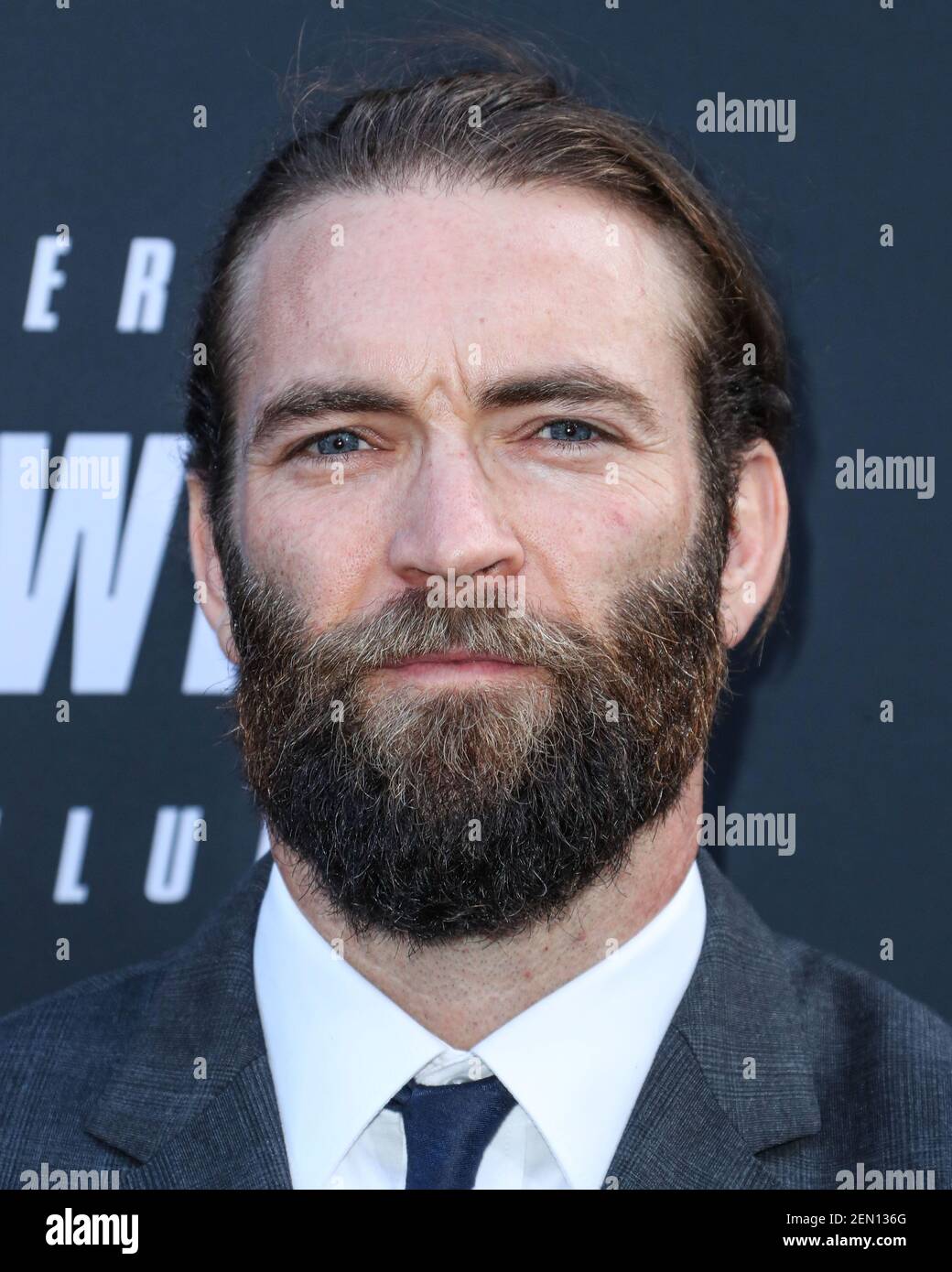 HOLLYWOOD, LOS ANGELES, CALIFORNIA, USA - MAY 15: Sam Hargrave arrives ...