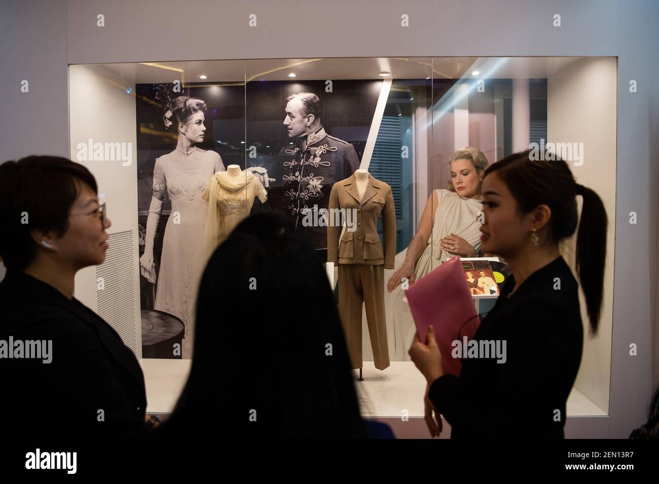 People visit the "Grace Kelly, from Hollywood to Monaco" exhibition in ...