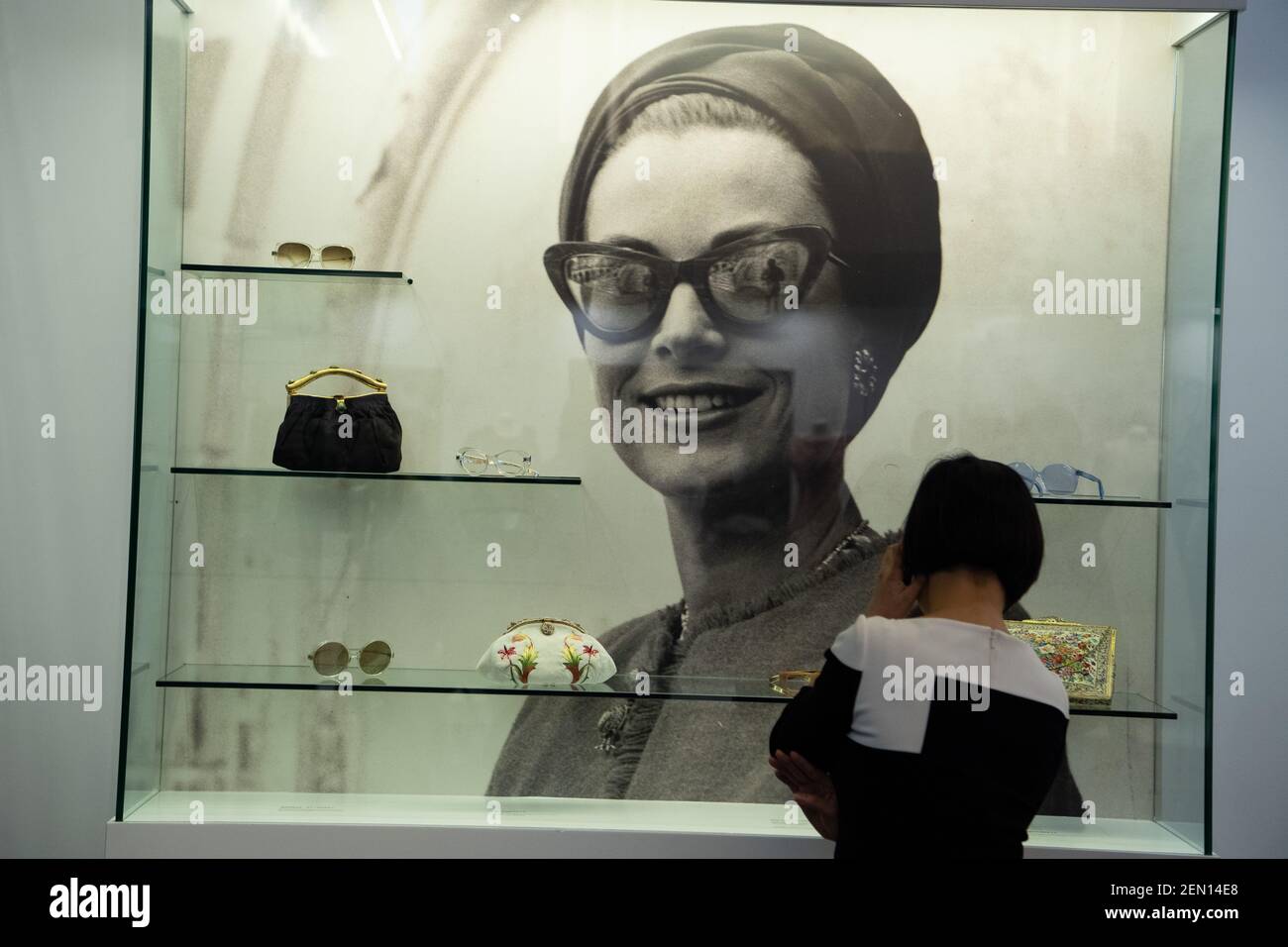 People visit the "Grace Kelly, from Hollywood to Monaco" exhibition in ...