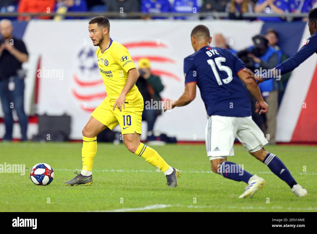 May 15, 2019; Foxborough, MA, USA; Chelsea FC forward Eden Hazard (10 ...