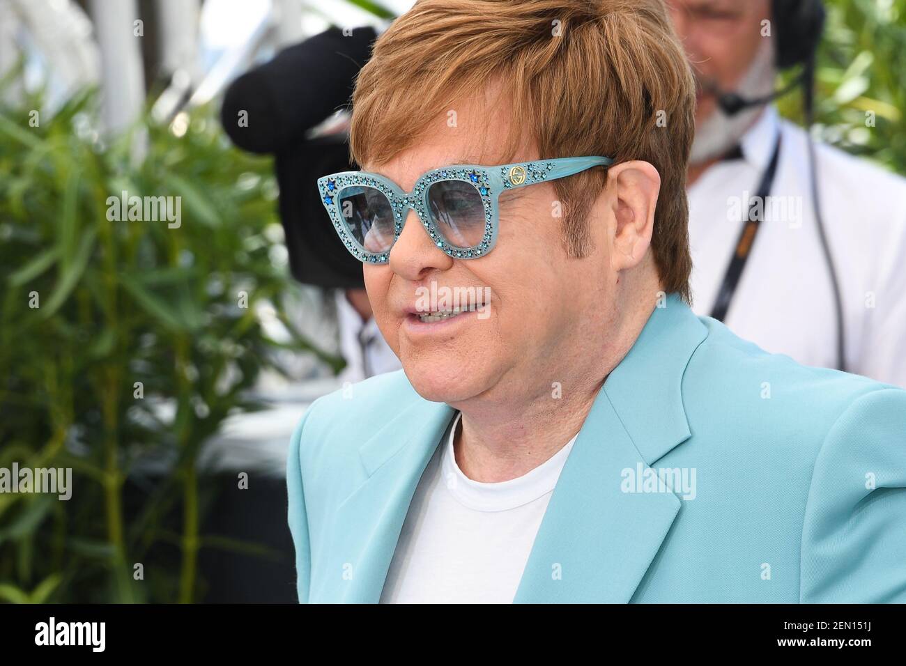 Elton John at the Rocketman photocall during 72th International Cannes ...