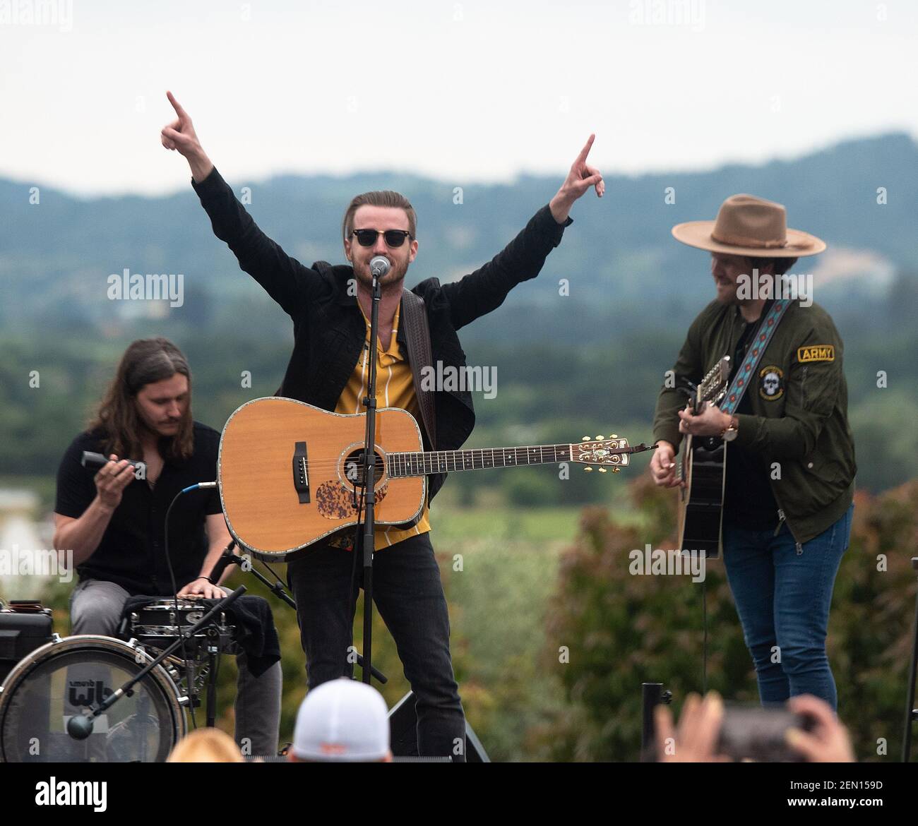 Brandon Lancaster of Lanco performs during 2019 Live In The Vineyard ...