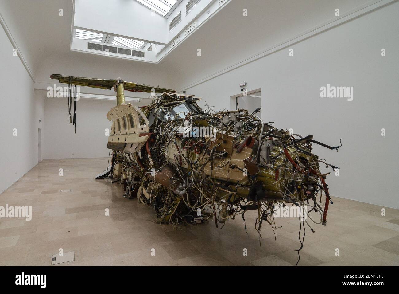 (5/12/2019) Roman Stançzak’s Flight in the Polish pavilion is an inside ...