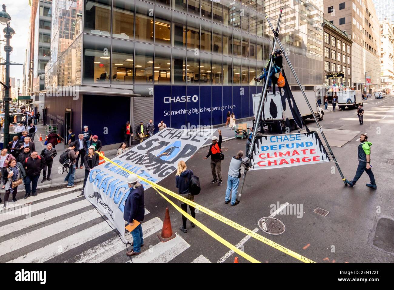 Protests against Chase Bank for its role as the world’s worst funder of ...