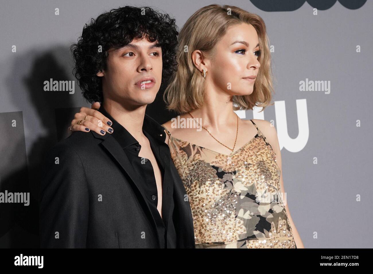 Jonny Beauchamp, Julia Chan arrives to the 2019 CW Network Upfront, held at New York City Center ...