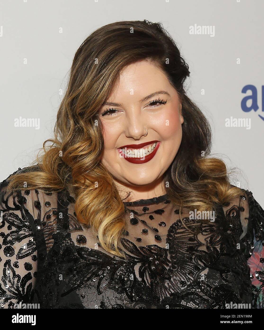 Mary Lambert arrives at the MusiCares Concert for Recovery presented by ...