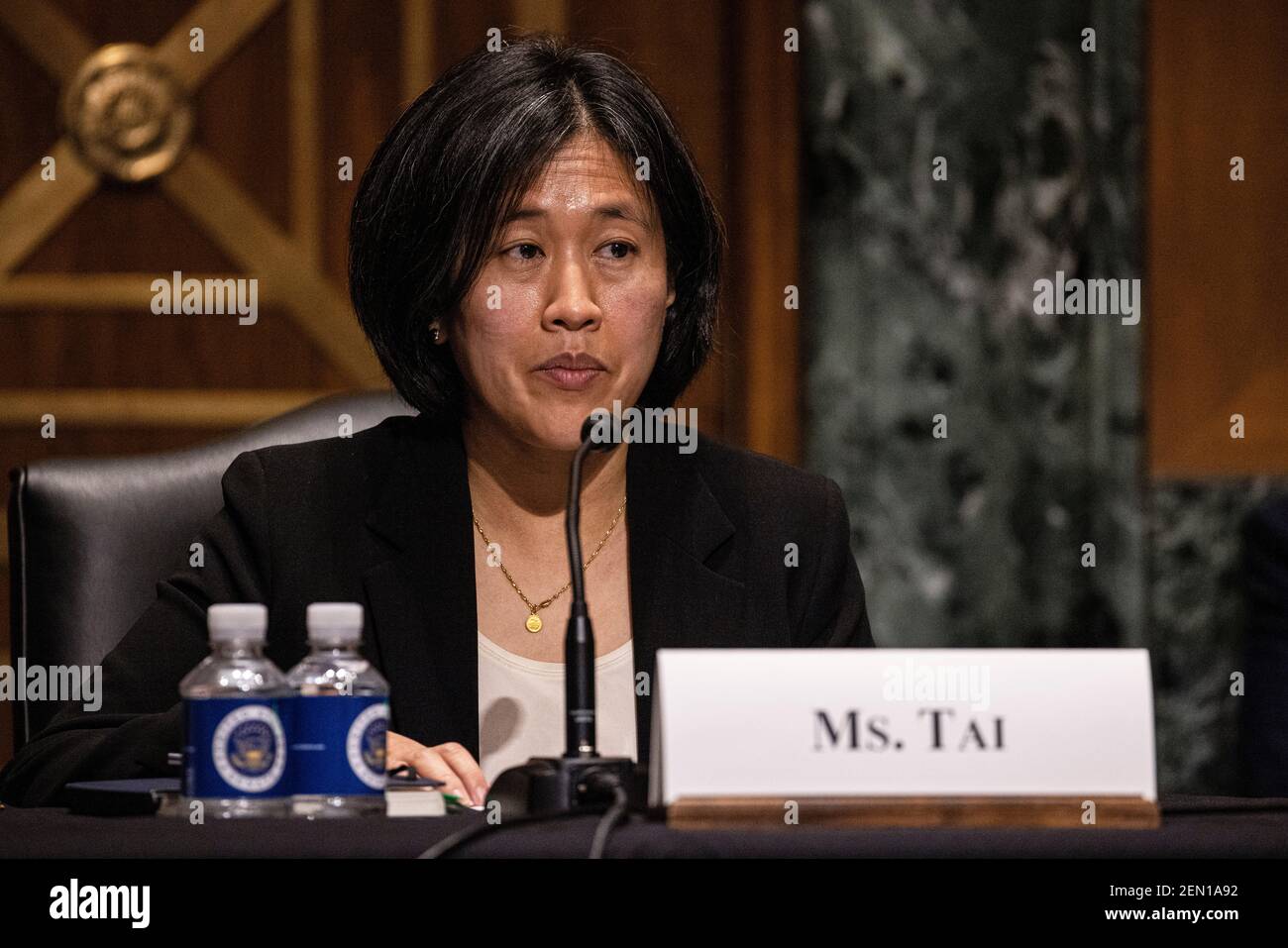 Washington, DC. 25th Feb, 2021. Katherine Tai, nominee for US Trade ...