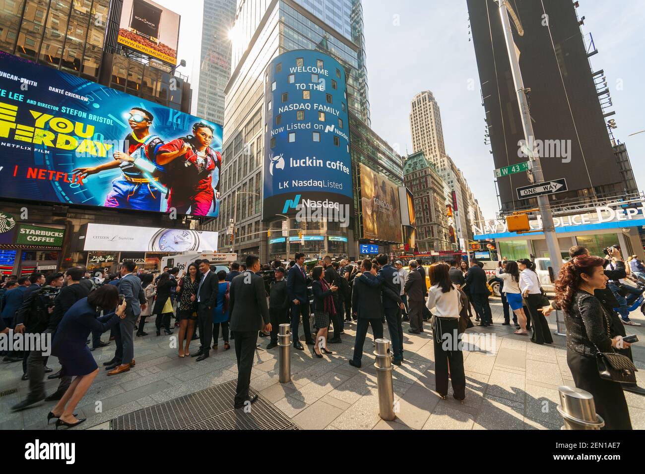 Luckin Coffee executives with their families and friends congregate in ...
