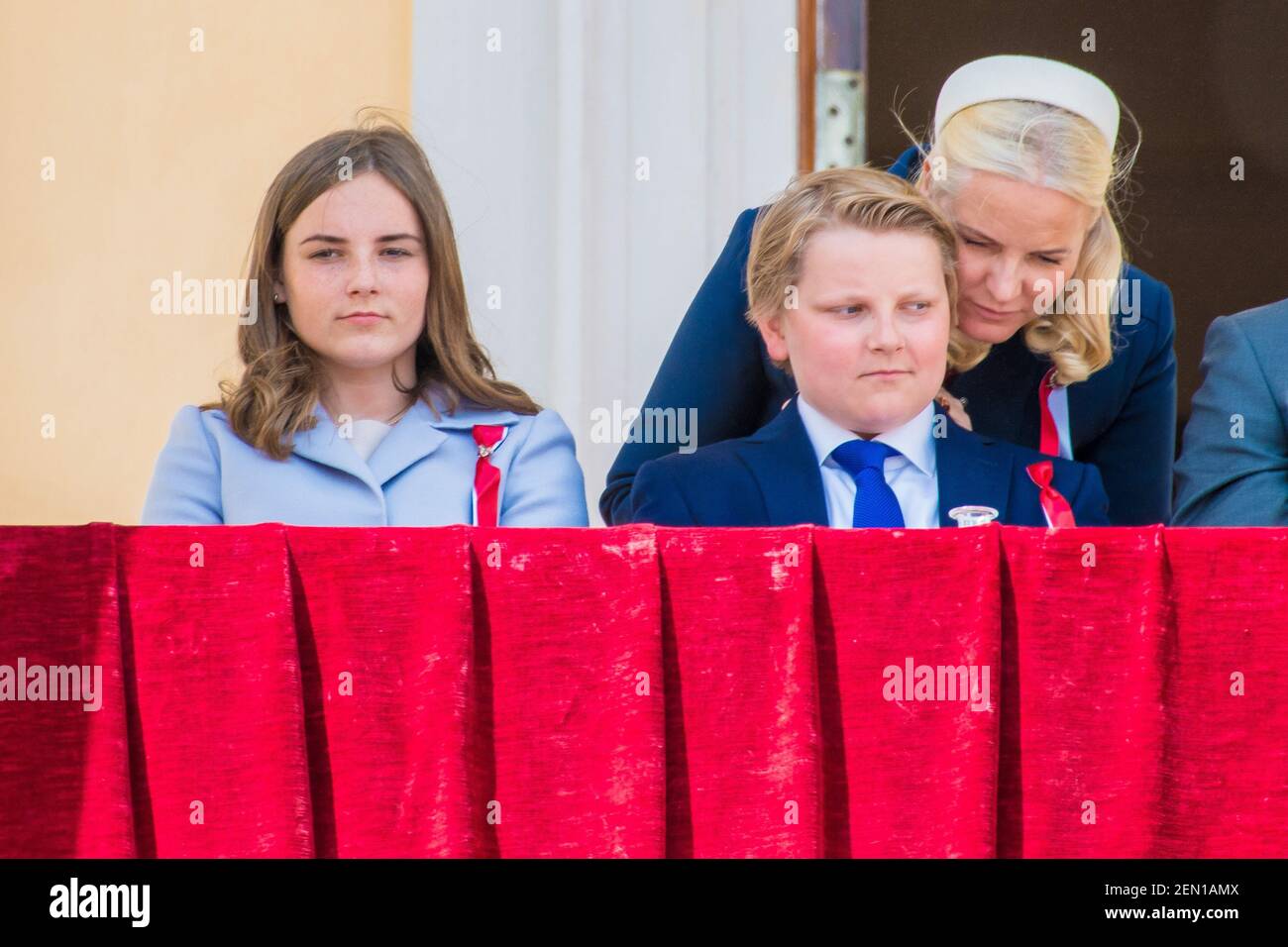 Crown Princess Mette-Marit with Princess Ingrid Alexandra and Prince ...