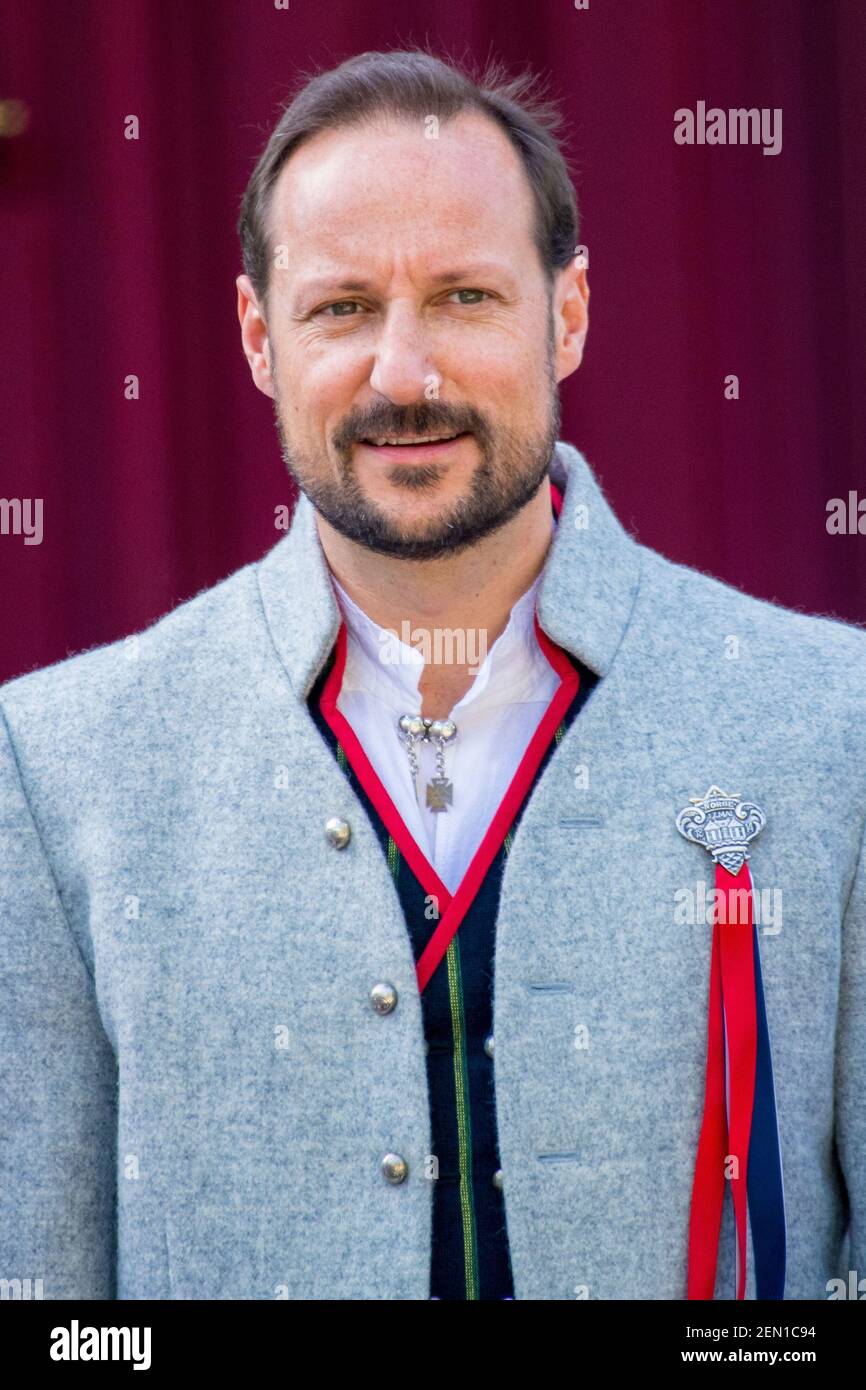 Crown Prince Haakon during the celebrations of the national day at the ...