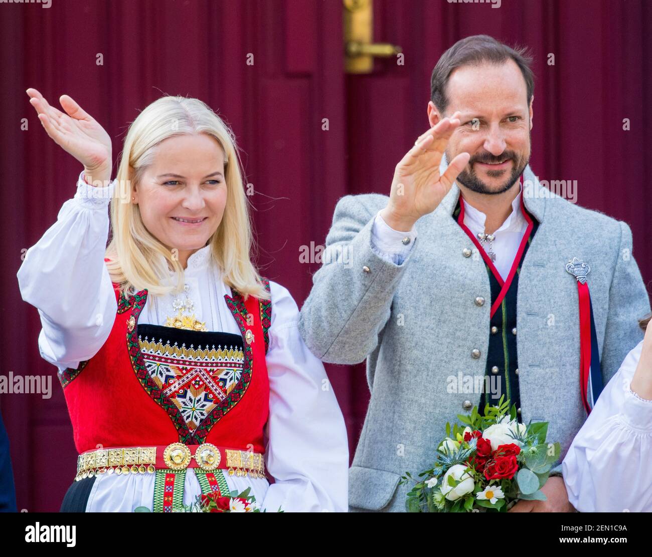 Crown Prince Haakon and Crown Princess Mette-Marit during the ...