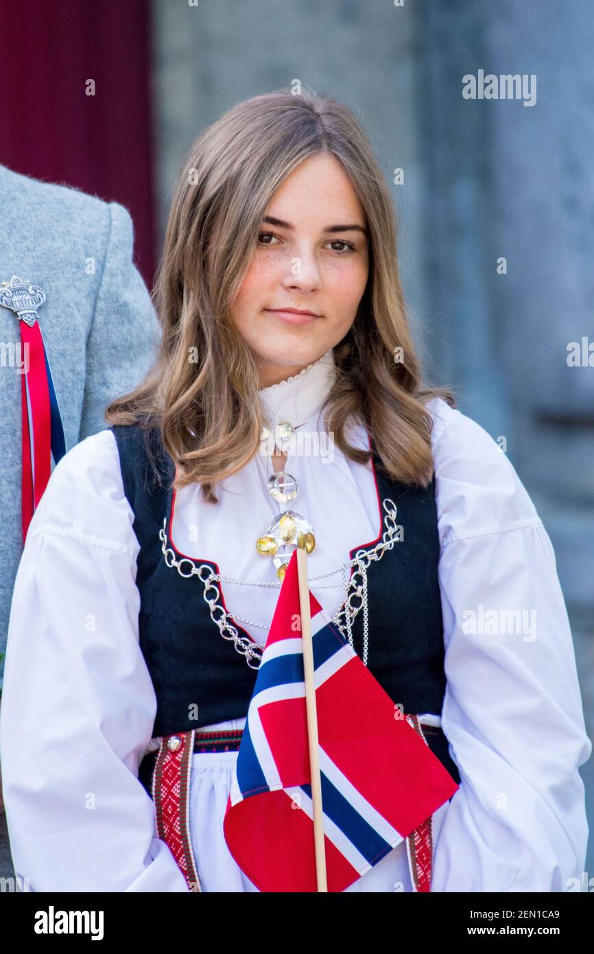 Princess Ingrid Alexandra during the celebrations of the national day ...