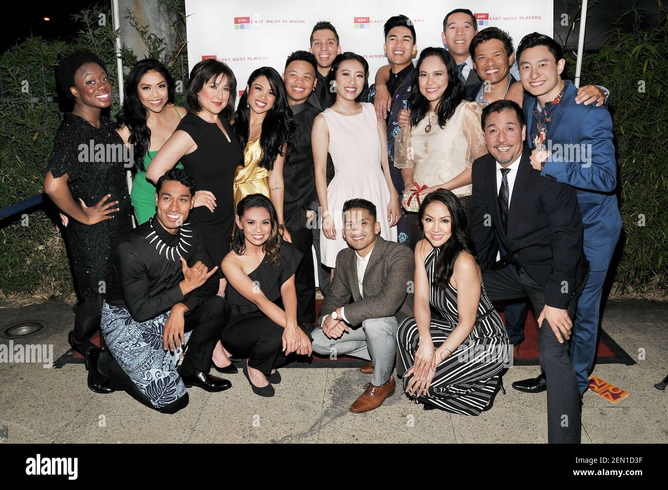 (L-R) EWPs' "Mama Mia!" Cast - Dekontee Tucrkile, Anthea Neri, Ala ...