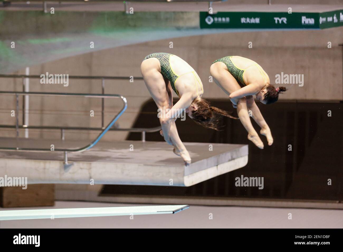 Maddison KEESEY and Anabelle SMITH of Australia compete in the Women's ...