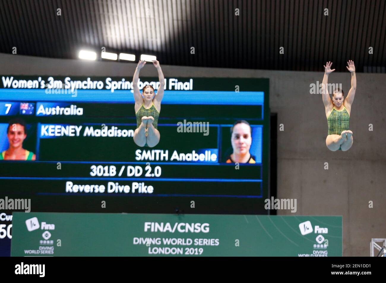 Maddison KEESEY and Anabelle SMITH of Australia compete in the Women's ...