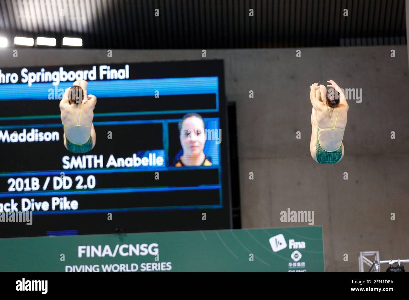 Maddison KEESEY and Anabelle SMITH of Australia compete in the Women's ...