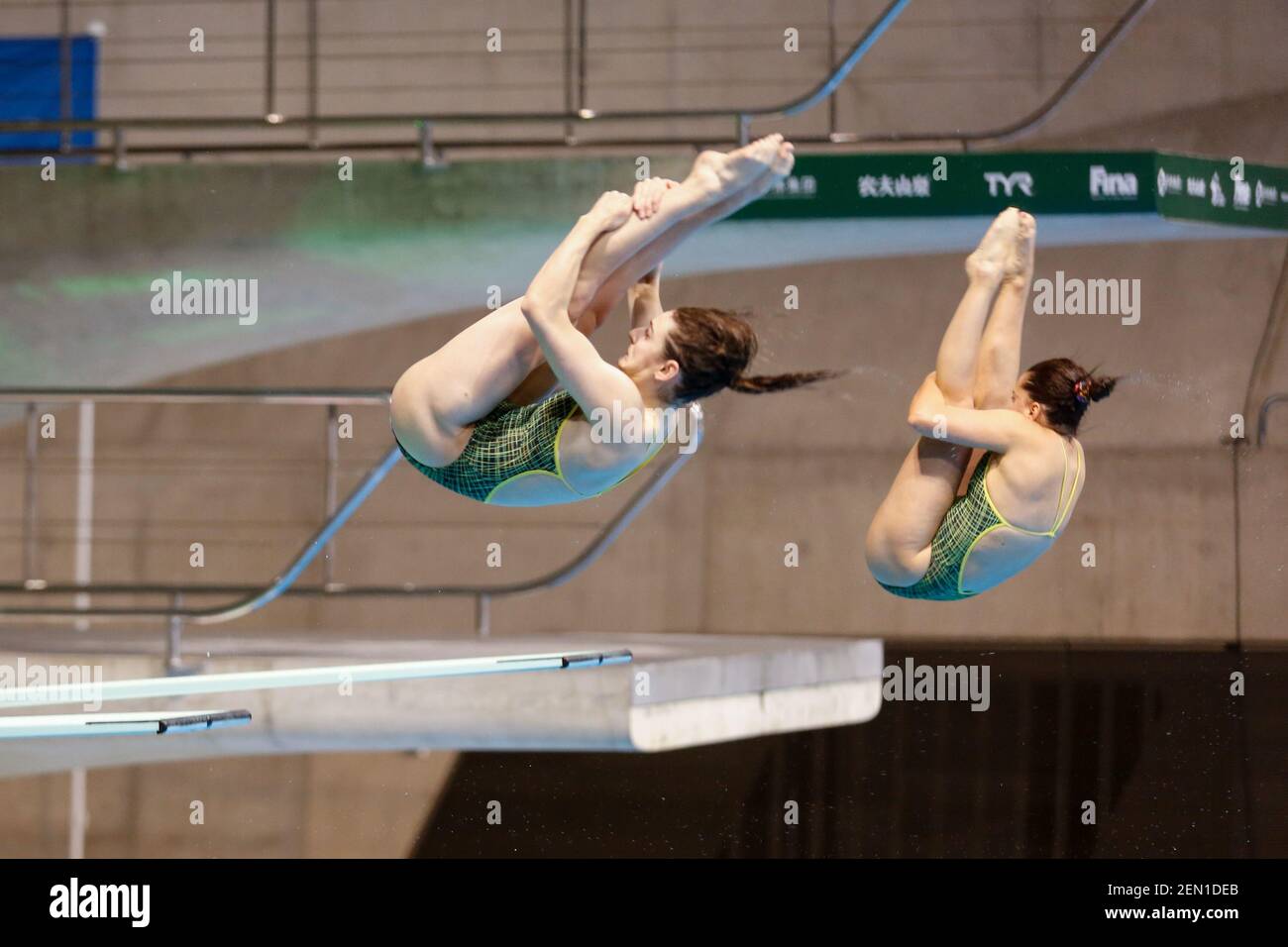 Maddison KEESEY and Anabelle SMITH of Australia compete in the Women's ...