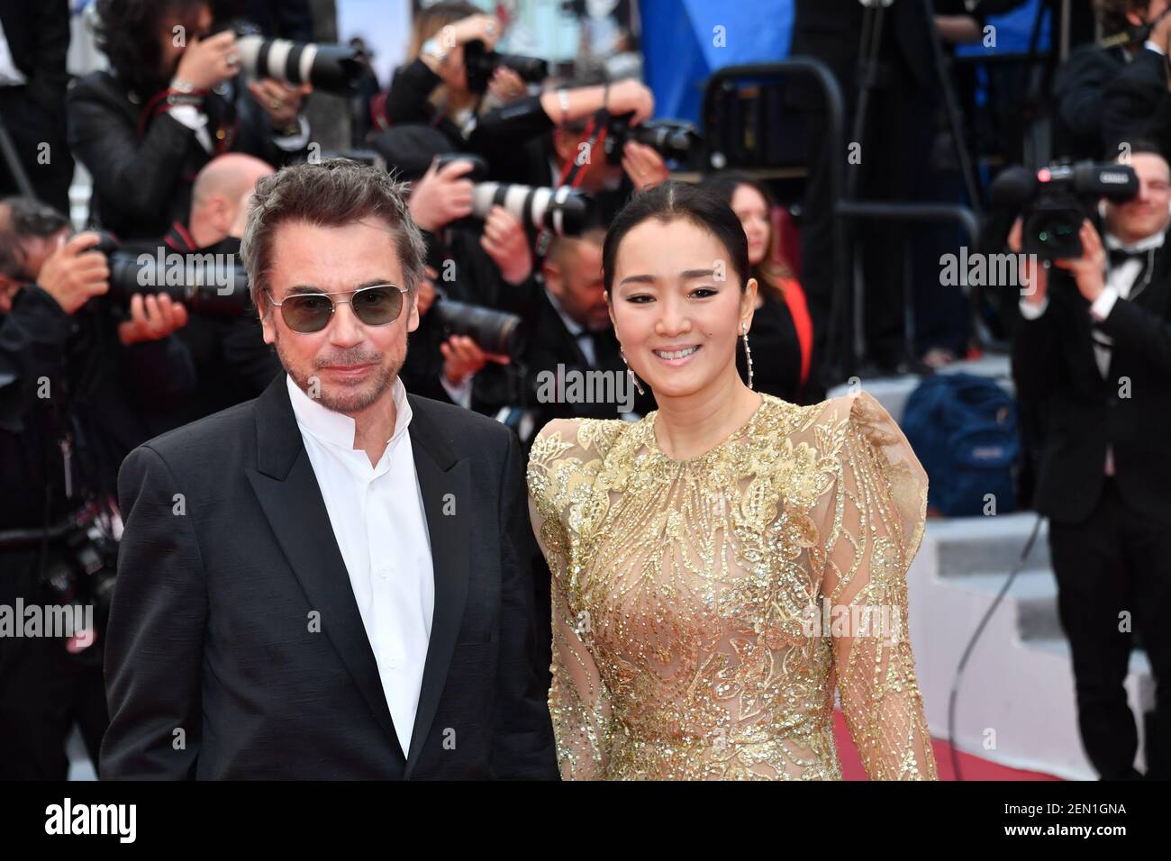 Chinese actress Gong Li, right, and her husband Jean-Michel Jarre pose ...