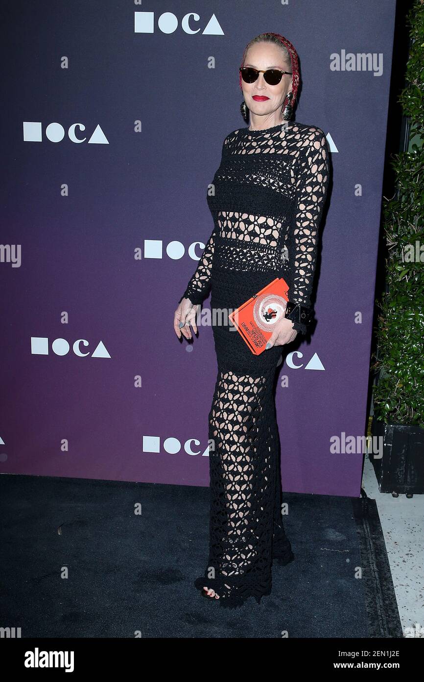 Sharon Stone attends the MOCA Benefit 2019 held at The Geffen ...
