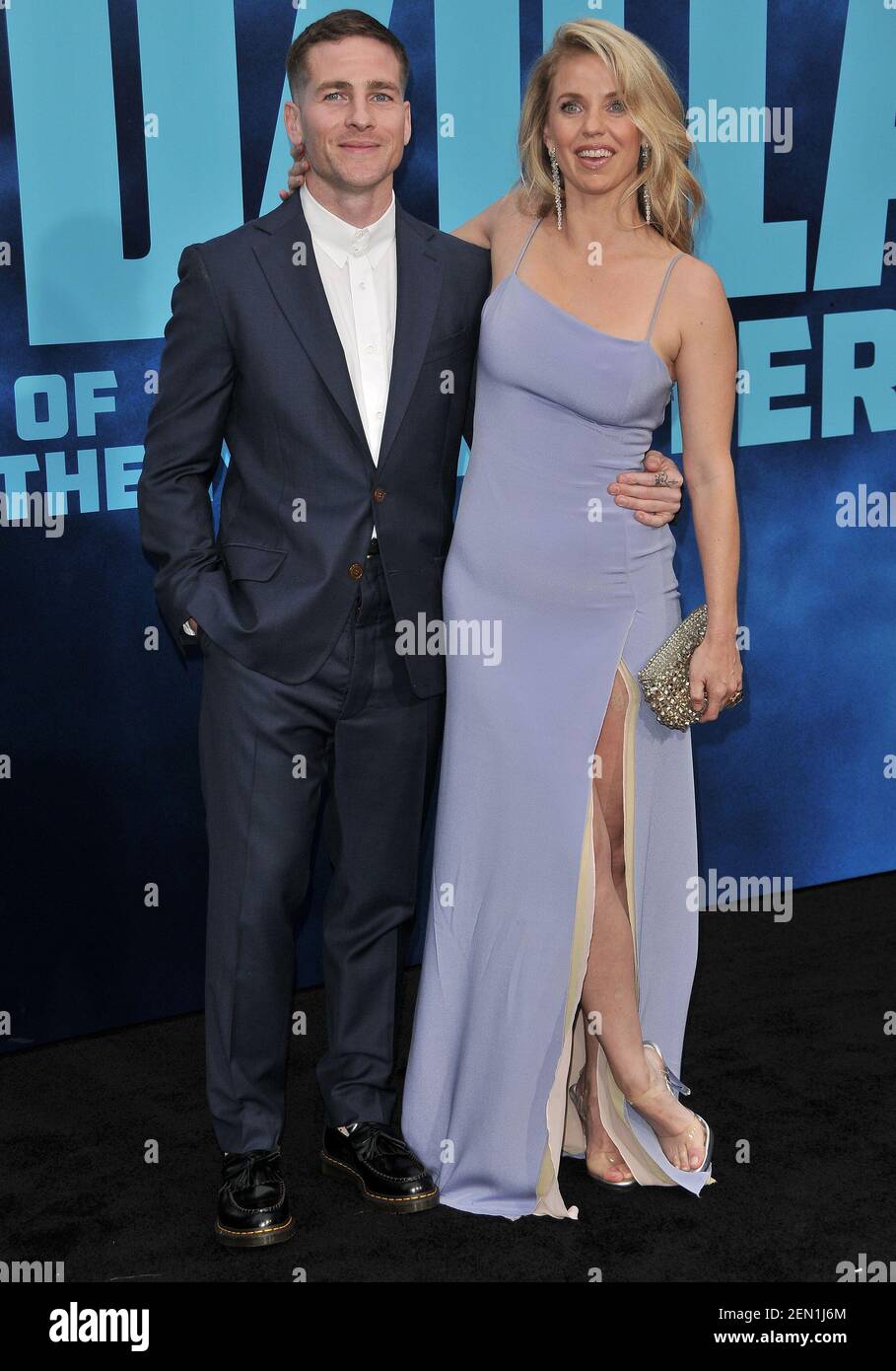 (L-R) Zach Shields and Kelli Garner at the "Godzilla: King of the ...