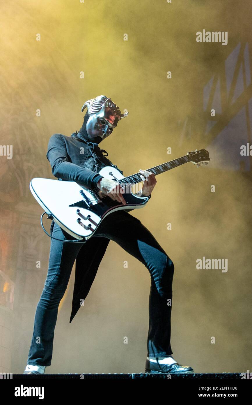 Nameless Ghoul of Ghost during the Sonic Temple Music Festival on May ...