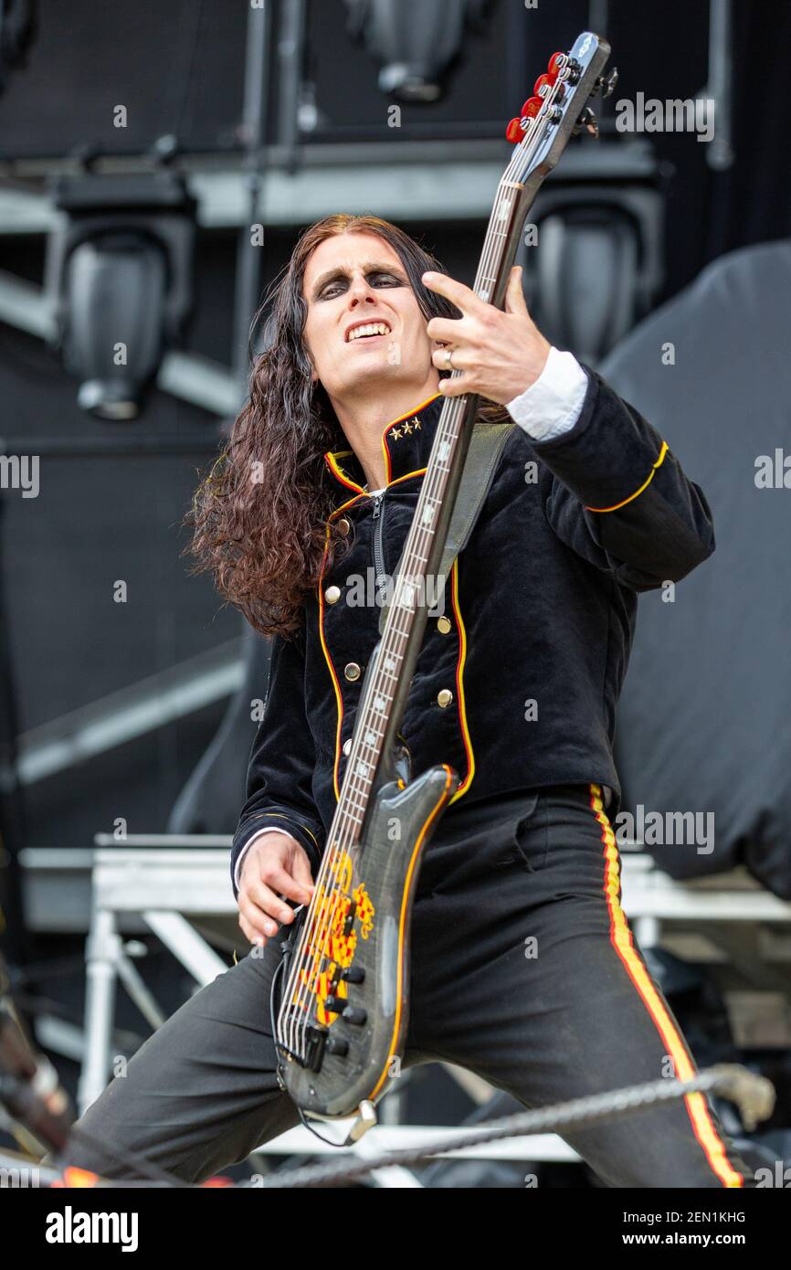 Henrik Sandelin of Avatar during the Sonic Temple Music Festival on May ...