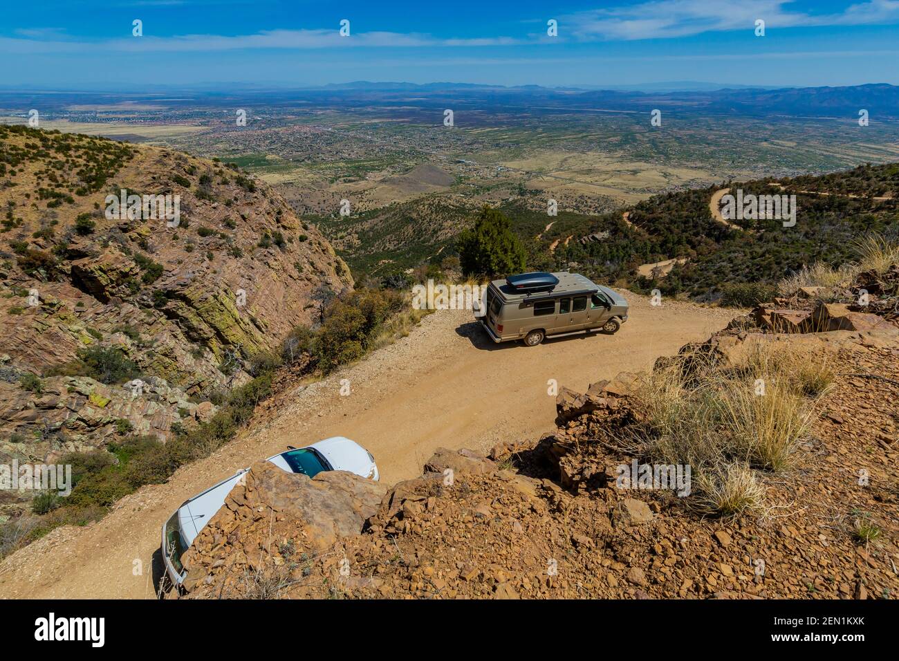 Carr Canyon Road climbing into the Huachuca Mountains, Coronado ...