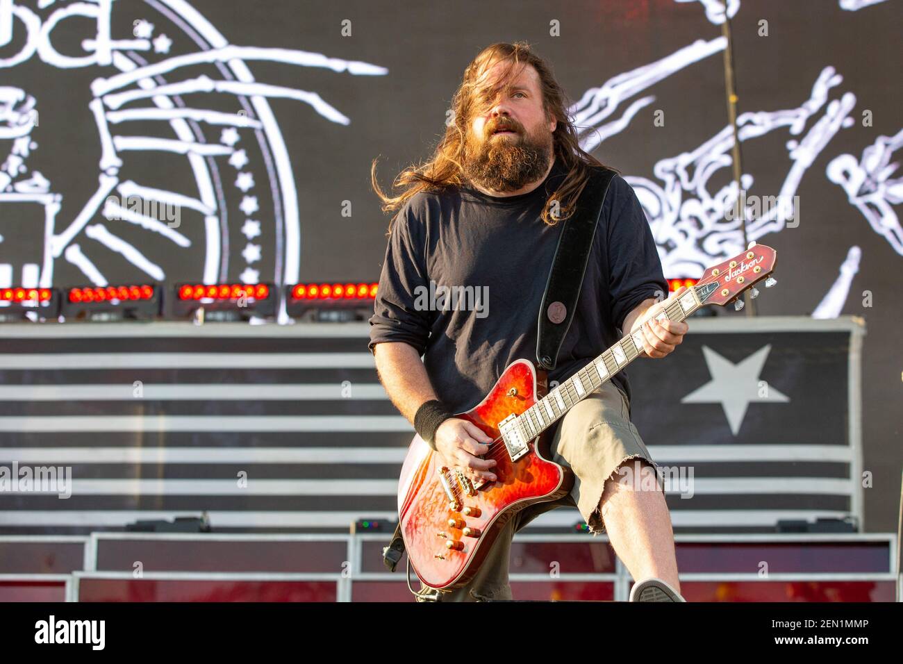 Mark Morton of Lamb Of God during the Sonic Temple Music Festival on ...