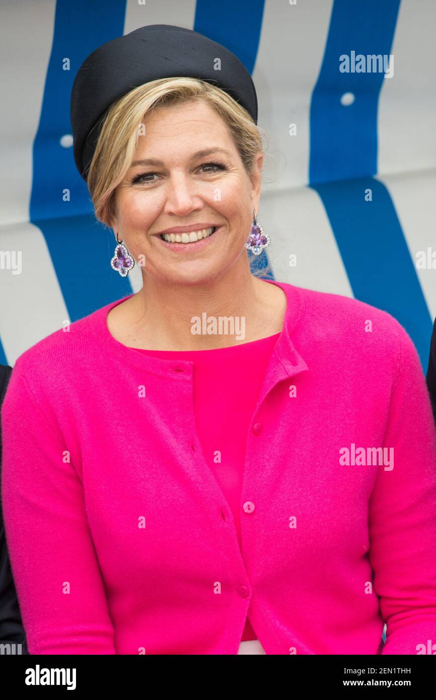 Queen Maxima of the Netherlands during a visit to Leibniz Institute for ...