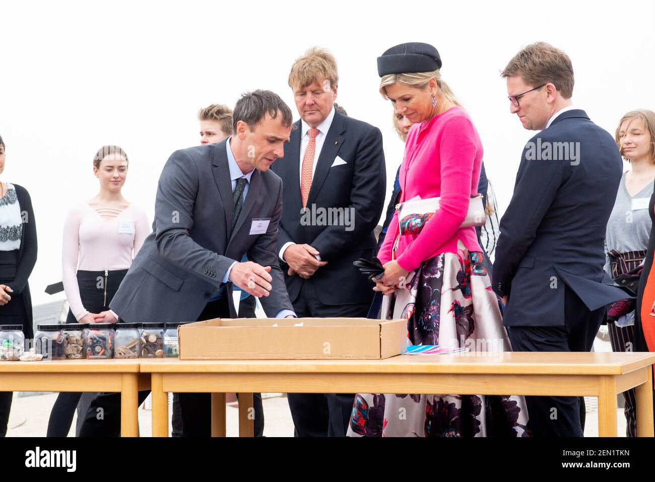 King Willem-Alexander and Queen Maxima of the Netherlands during a ...