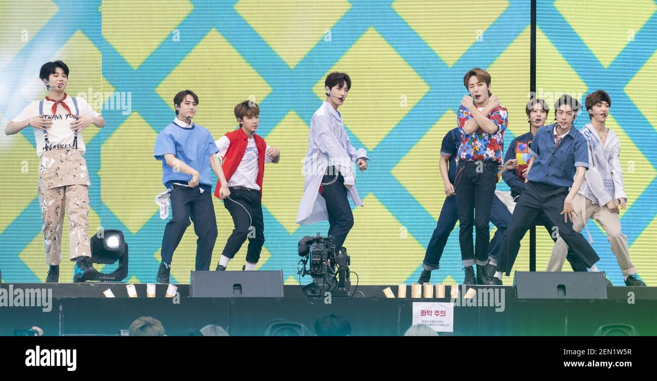 18 May 2019 - Seoul, South Korea : South Korean K-Pop boy group Golden ...
