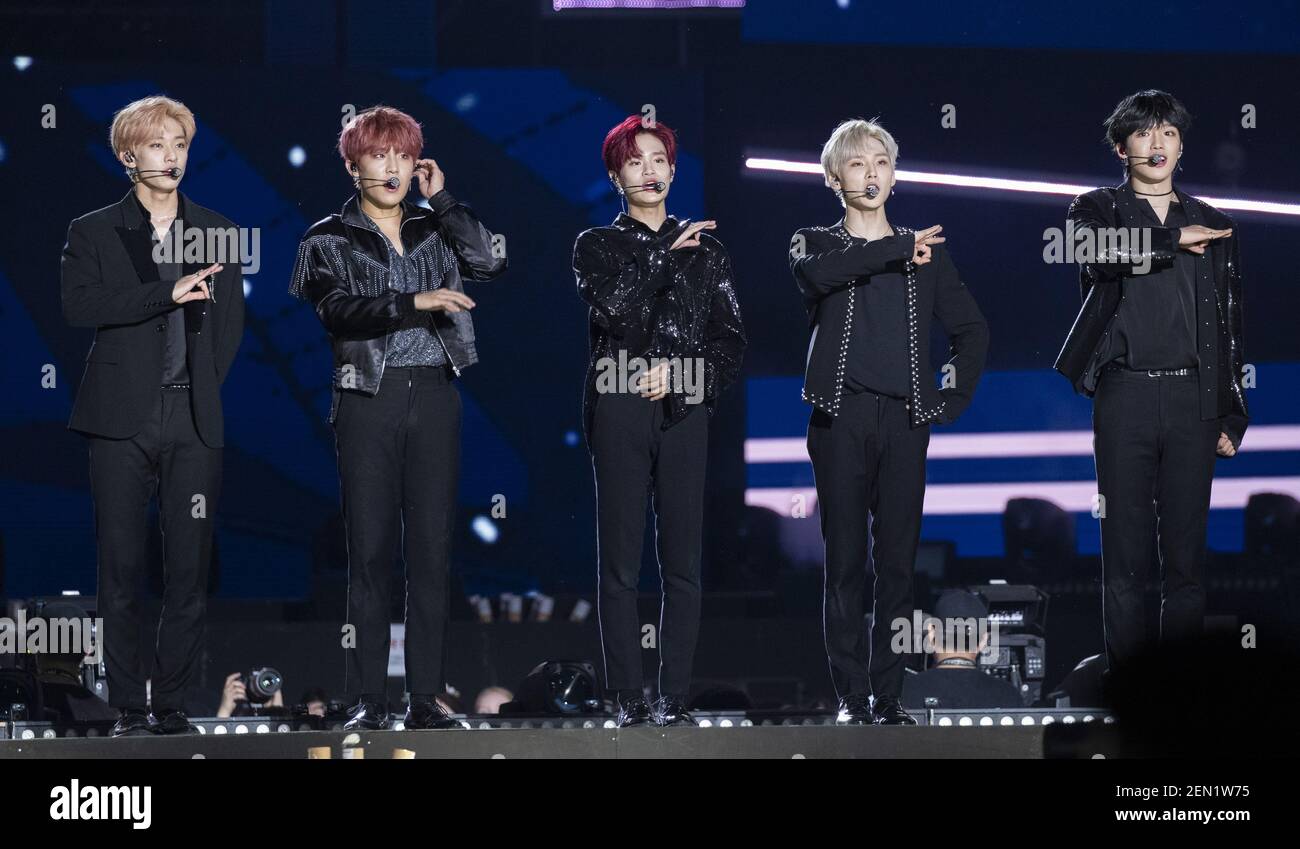 18 May 2019 - Seoul, South Korea : South Korean K-Pop boys band AB61X ...