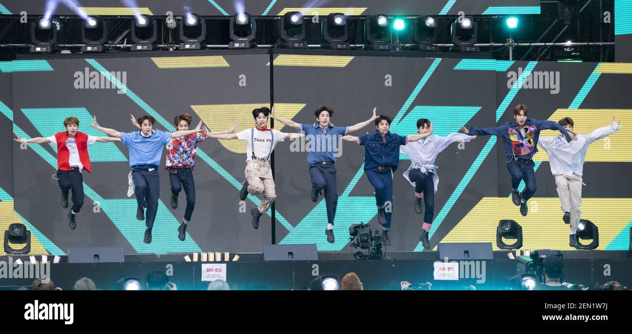 18 May 2019 - Seoul, South Korea : South Korean K-Pop boy group Golden ...