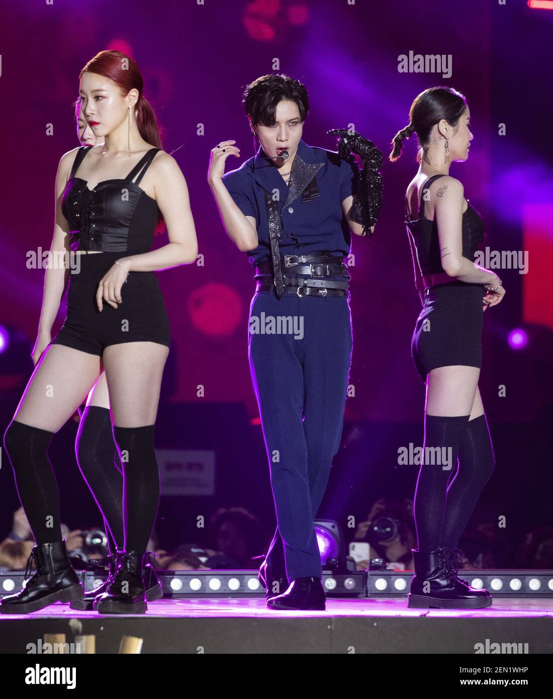 18 May 2019 - Seoul, South Korea : South Korean K-Pop singer Taemin, member of the boys band ...