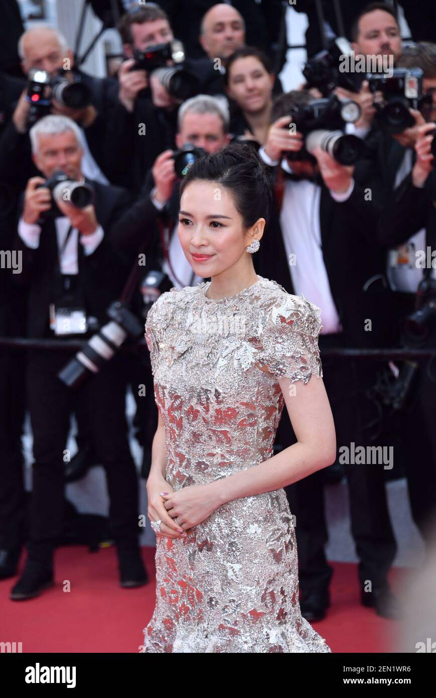 Chinese actress Zhang Ziyi poses as she arrives on the red carpet for ...