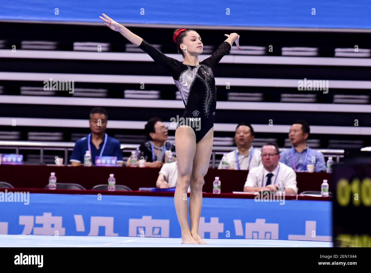 Zhaoqing, CHINA-Croatian gymnast Zwicker Christina at the 2019 ...