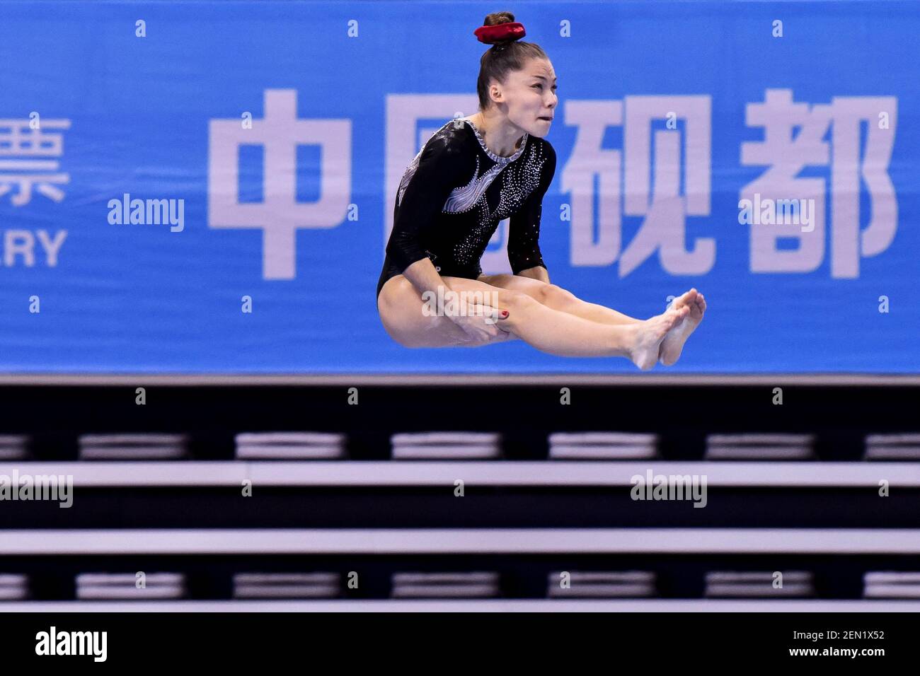 Zhaoqing, CHINA-Croatian gymnast Zwicker Christina at the 2019 ...