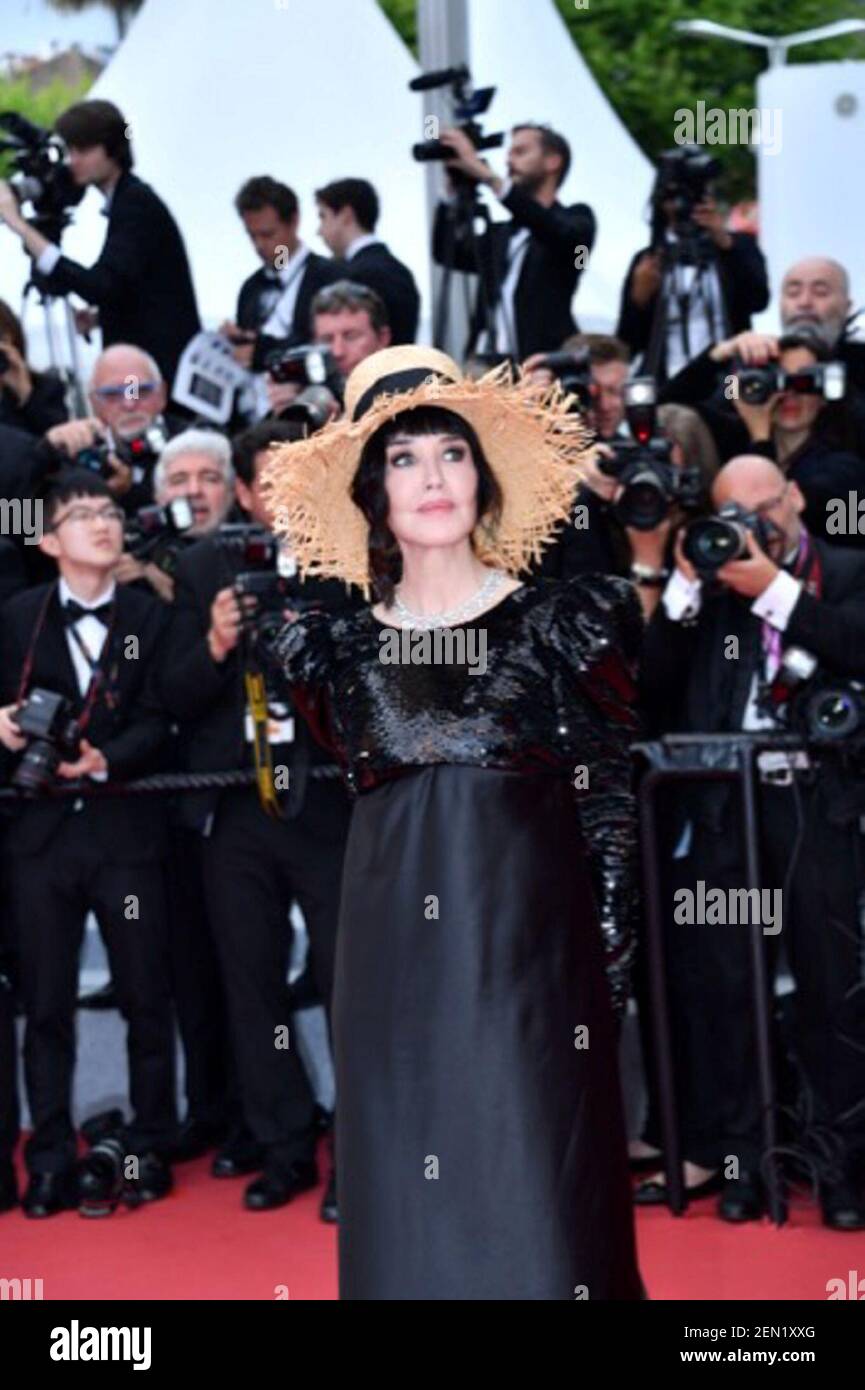 French film actress and singer Isabelle Adjani poses as she arrives on ...