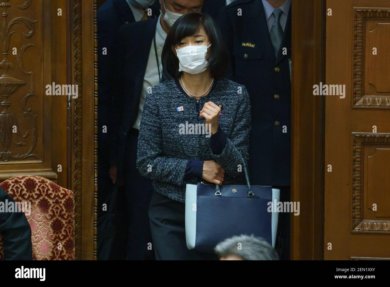 Japanese Olympic Minister Tamayo Marukawa attends Lower House's budget ...