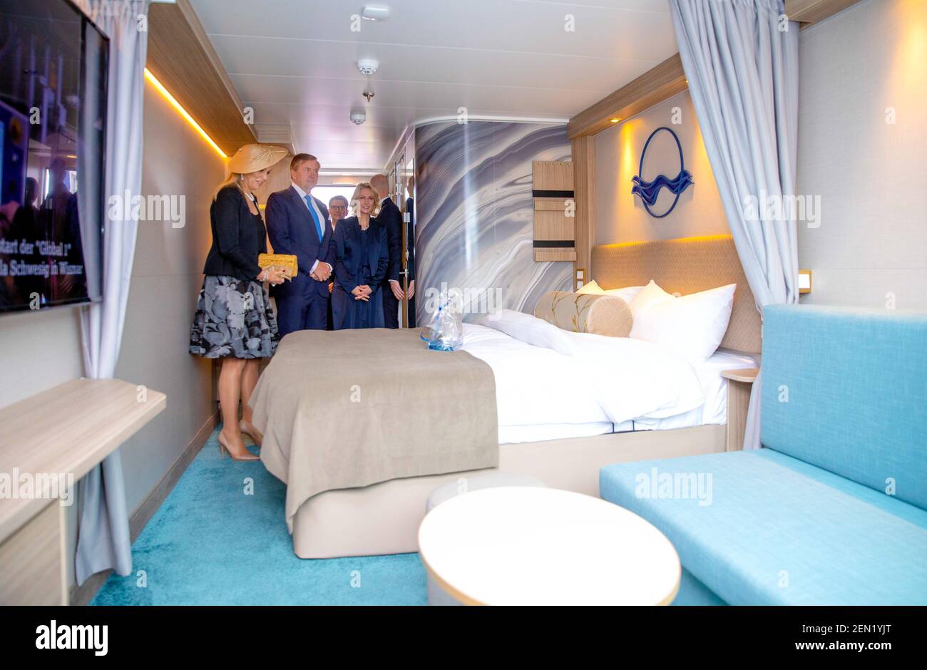 King Willem-Alexander and Queen Maxima of the Netherlands during a ...